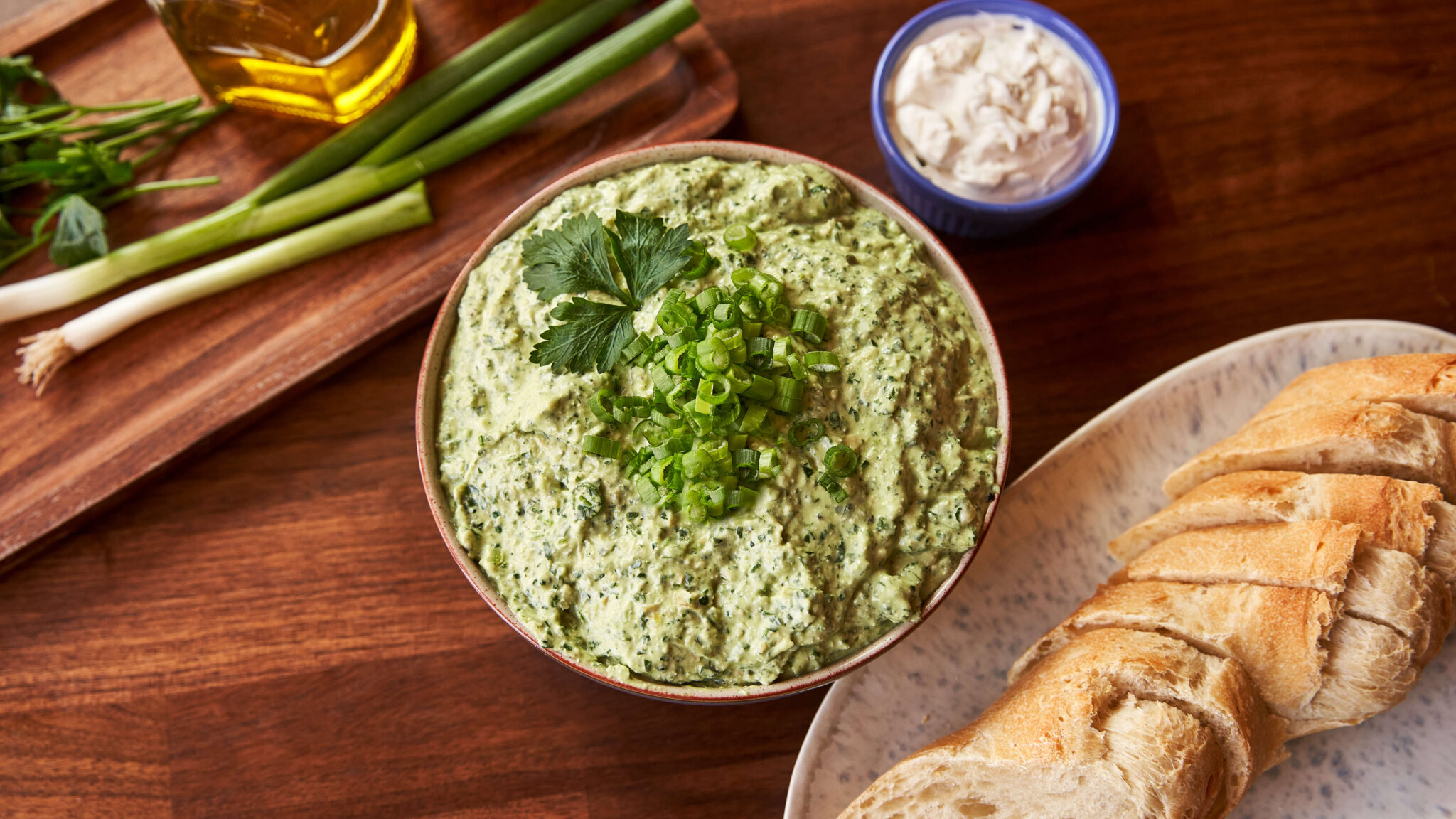 Creamy Green Goddess Dip - Milk