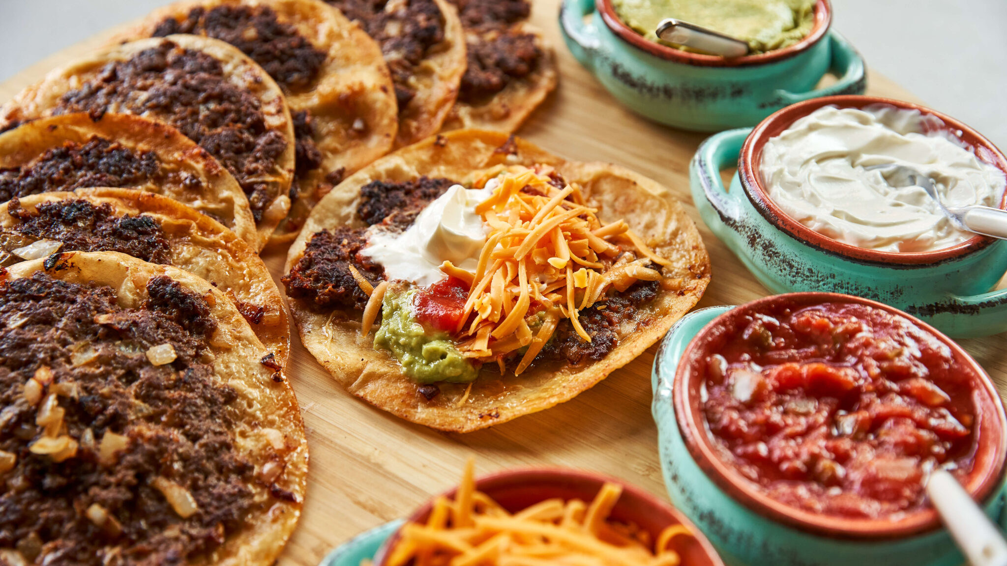 Smashed! Cheeseburger Tacos - Milk