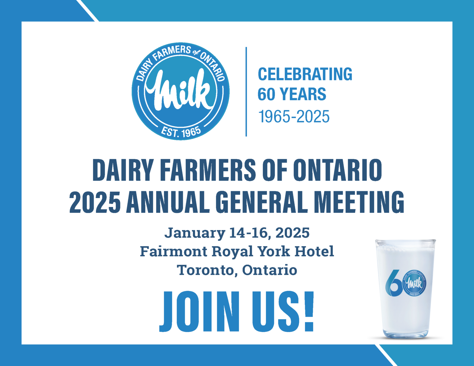 Registration now open ﻿for DFO's 2025 AGM! - Milk